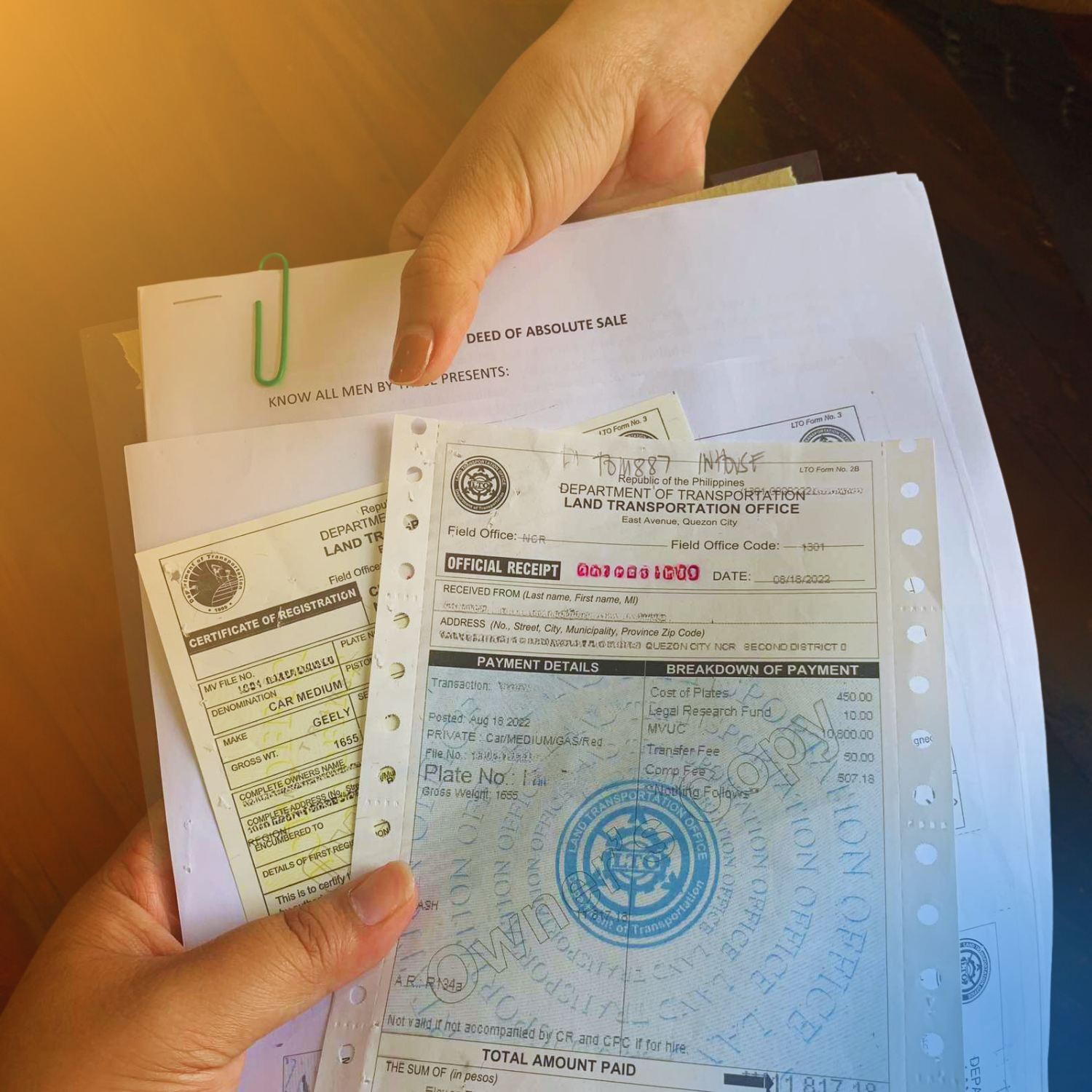 How to Transfer Ownership of a Vehicle in the Philippines - Dryve PH